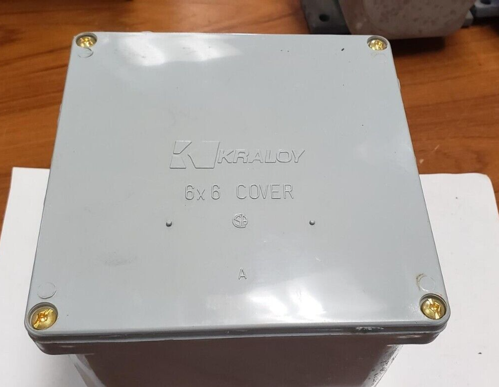 078247 PVC JUNCTION BOX KRALOY 6X6X6 | eBay