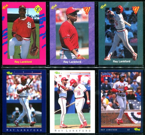RAY LANKFORD ST LOUIS CARDINALS 6 Different Classic Baseball Cards | eBay