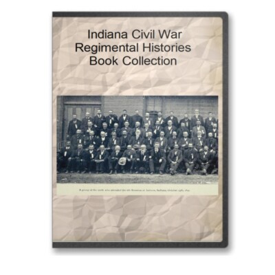 Indiana Civil War Regiment Union Infantry History Genealogy 39 Book Set ...