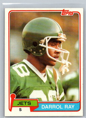 1981 Topps #78 Darrol Ray Rookie New York Jets | eBay