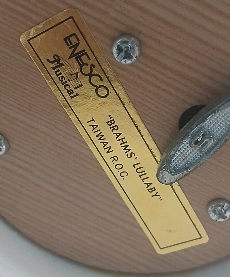 Rare 1983 Enesco Miss Piggy Angel Muppet Baby Vtg Music Box Brahms ...