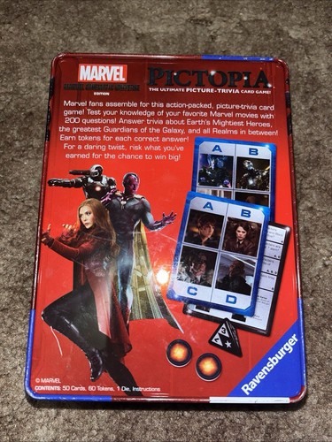 Marvel Cinematic Universe Pictopia - Trivia Game (Special Tin Included ...