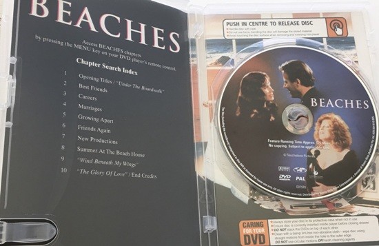 BEACHES MOVIE DVD - BETTE MIDLER & BARBARA HERSHEY | eBay