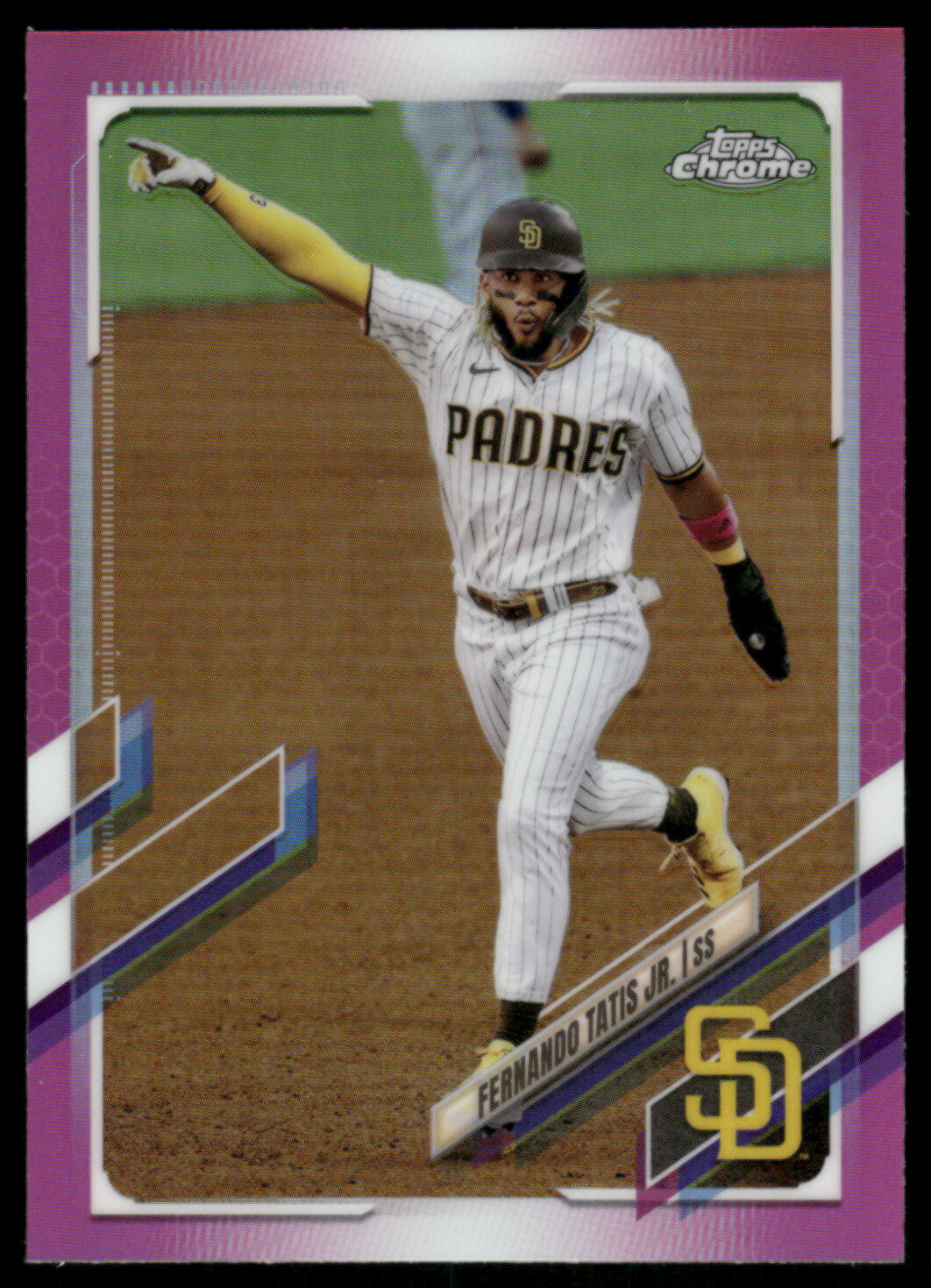 2021 Topps Chrome #1 Fernando Tatis Jr. Pink Refractor | eBay