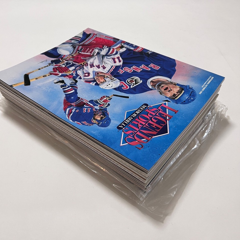 1990s Legends Sports Memorabilia Magazine Lot Baseball Football Uncut ...