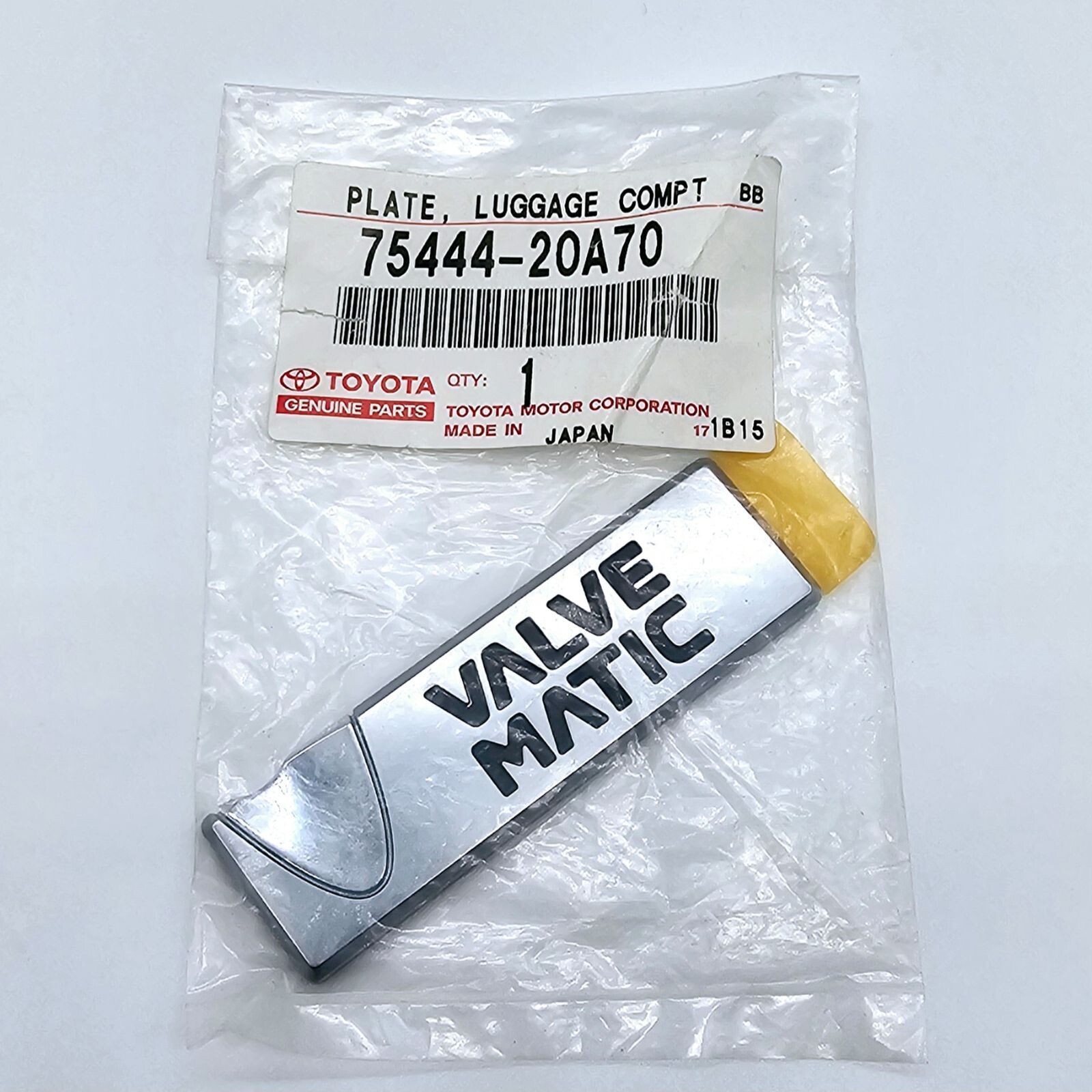 TOYOTA Genuine Premio ZRT26 07/12- 75444-20A70 Valvematic emblem OEM | eBay