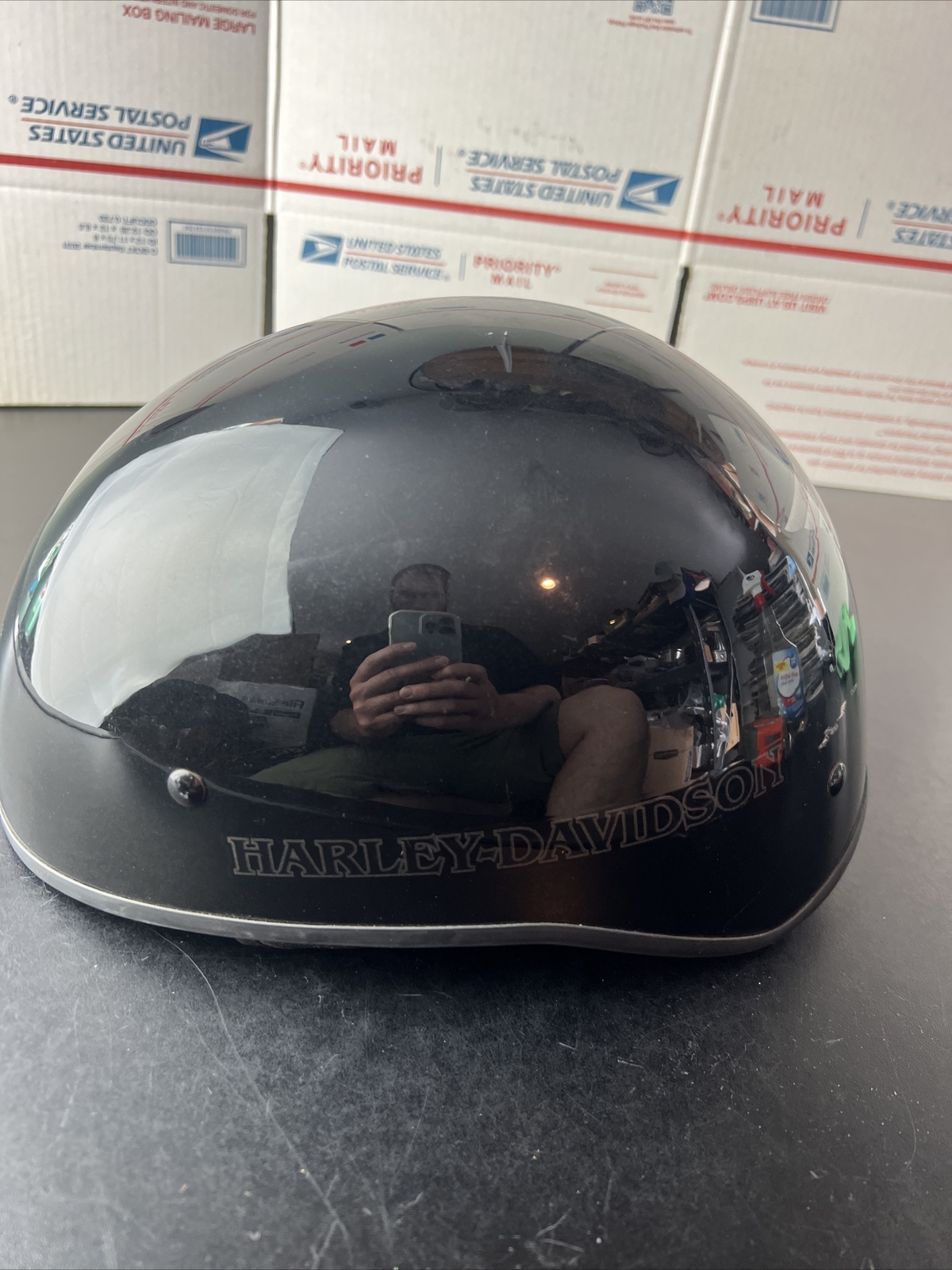 Harley Davidson Black Motorcycle Highlander Rally Rider Size Medium | eBay