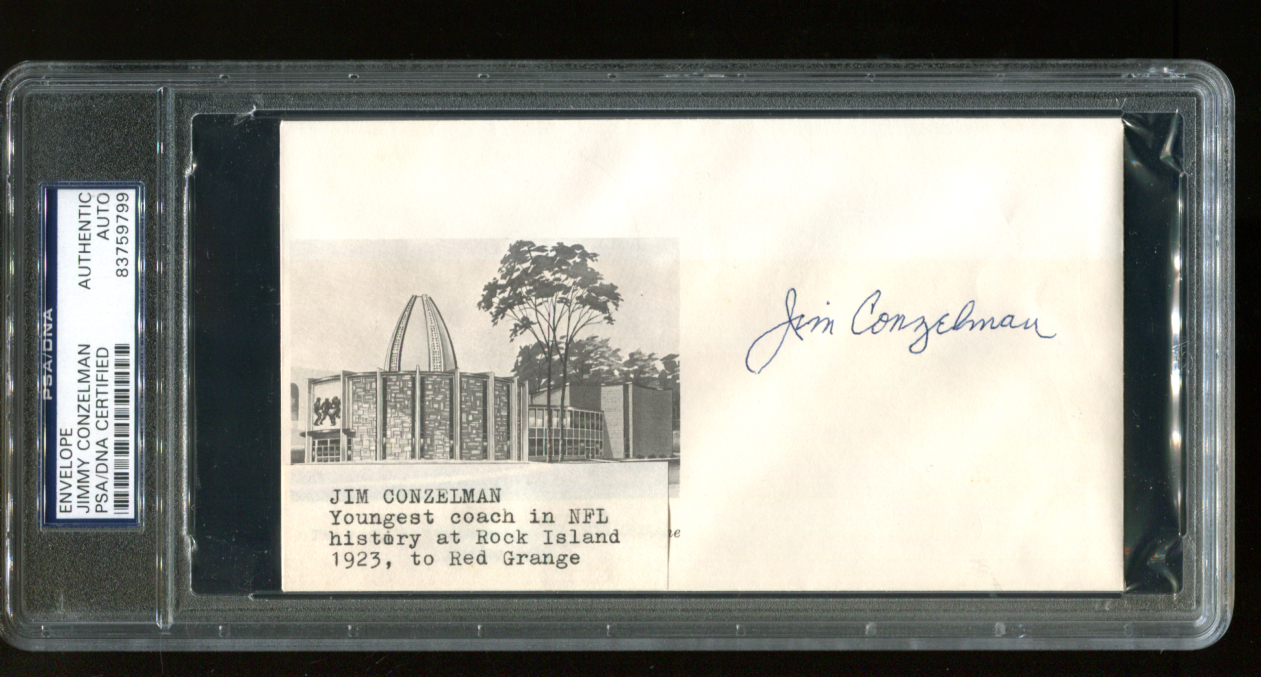 Jim Conzelman Signed FDC Autographed Chicago D:1970 PSA/DNA 83759799 | eBay