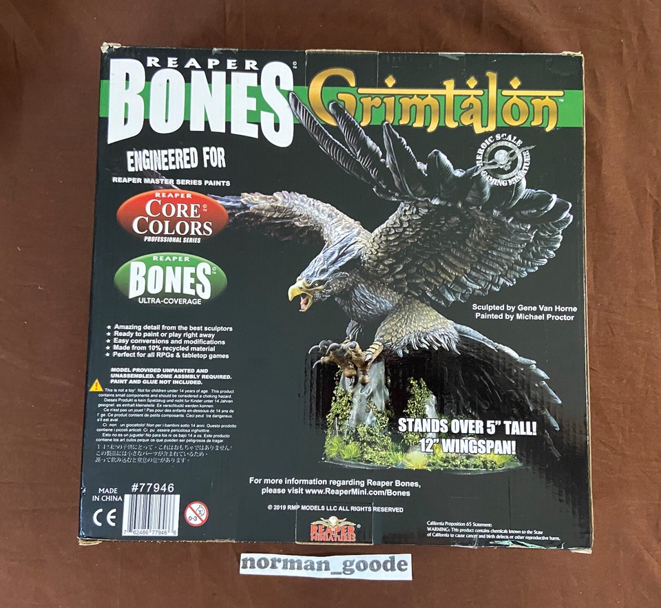 Grimtalon Reaper Colossal Miniature #77946 *NEW* Reaper Bones mini | eBay