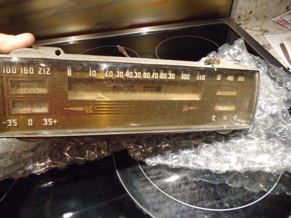1941 CHRYSLER instrument cluster w/glass, and all original gauges FREE ...