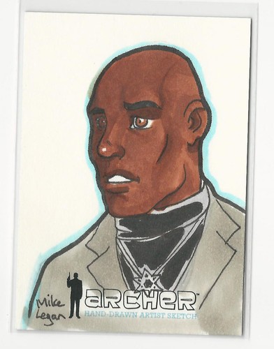 Conway Stern ARCHER Seasons 1-4 Cryptozoic Sketch Card by Mike Legan 1/ ...