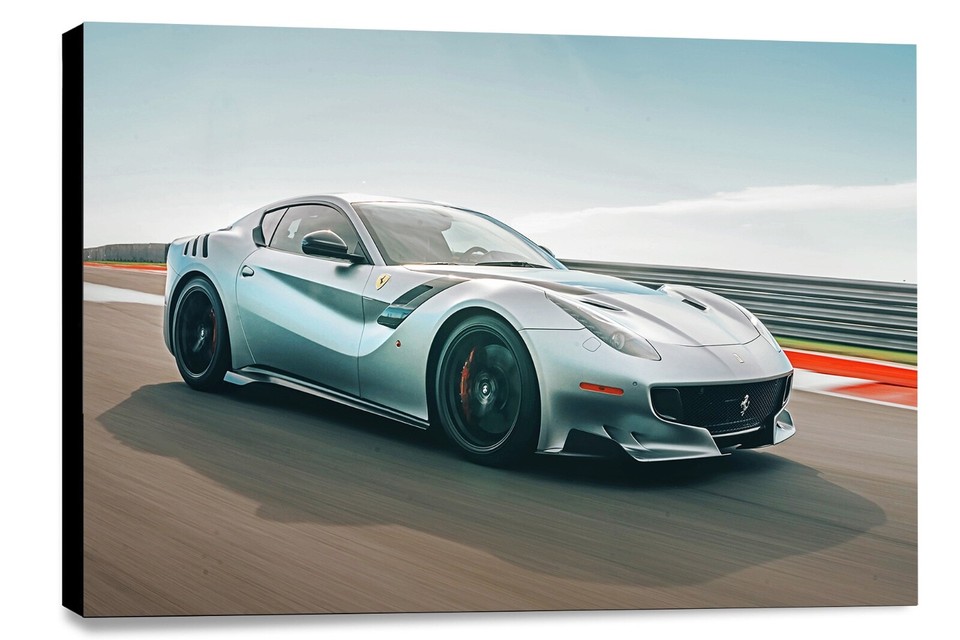 Ferrari F12 Berlinetta Automotive Car Wall Art Giclee Canvas Print ...