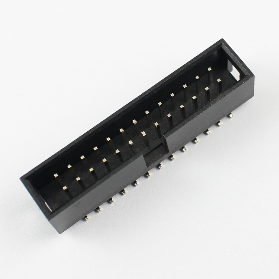 50Pcs 2.54mm Pitch 2x13Pin 26 Pin SMT SMD Male Shrouded Box Header IDC ...