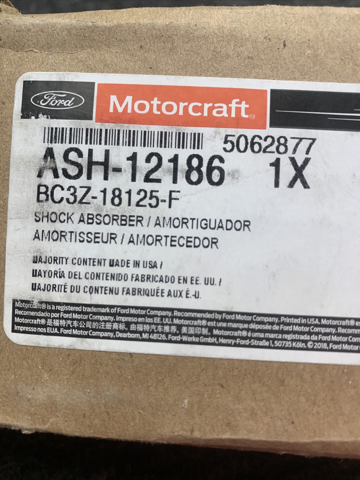 Genuine Ford Shock Absorber BC3Z-18125-F Fits 2011-2016 Ford F-350 ...