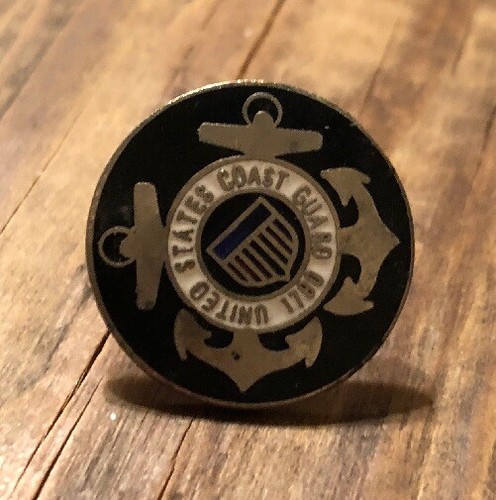 Vtg UNITED STATES COAST GUARD 1790 Blue Logo Military Veteran Hat Pin ...