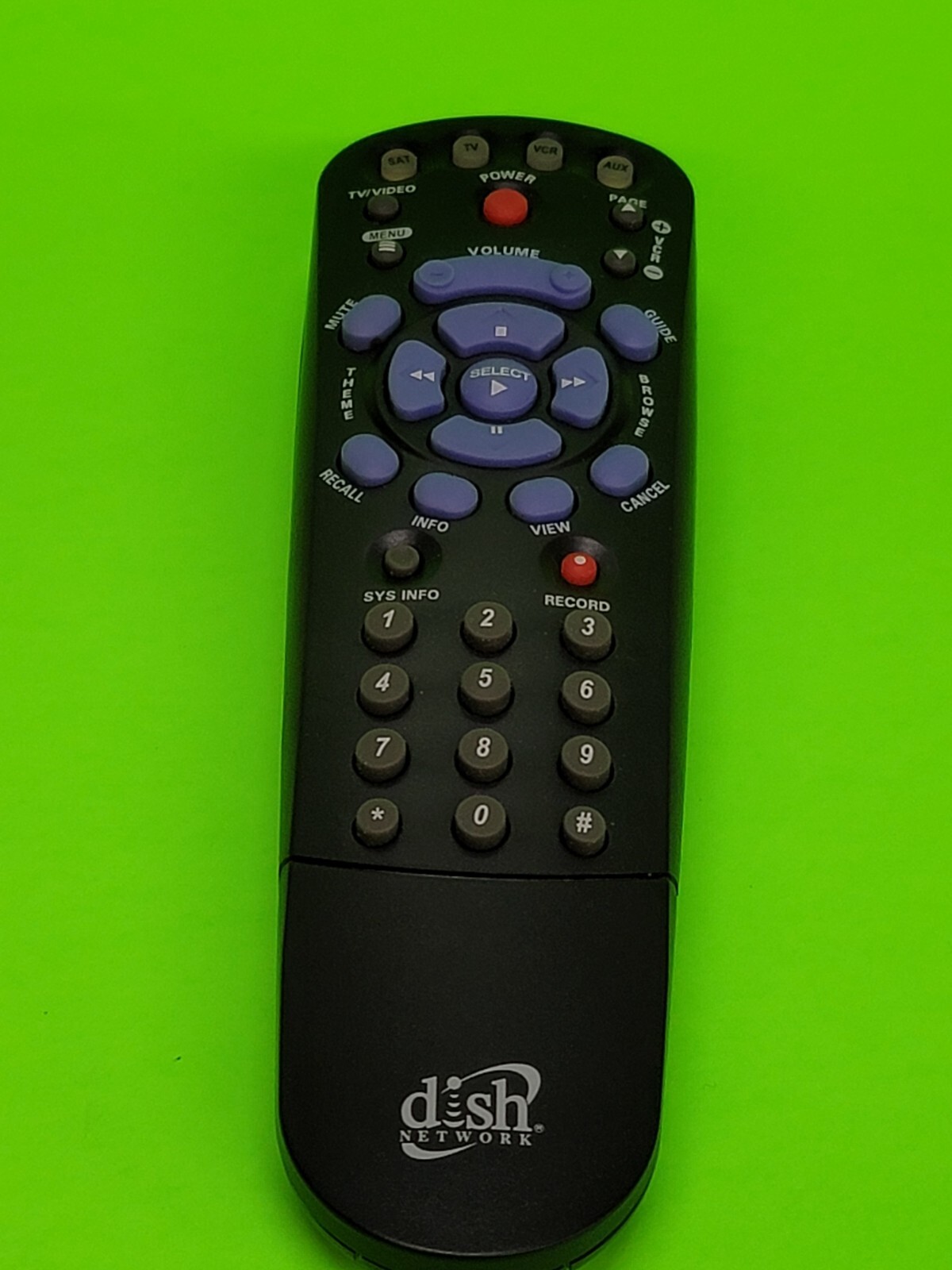 Original Dish Network Bell IR 103602 Blue Button Remote. (C4) | eBay