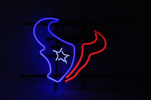 Houston Texans Football 14"x10" Neon Light Sign Lamp Club Wall Decor ...