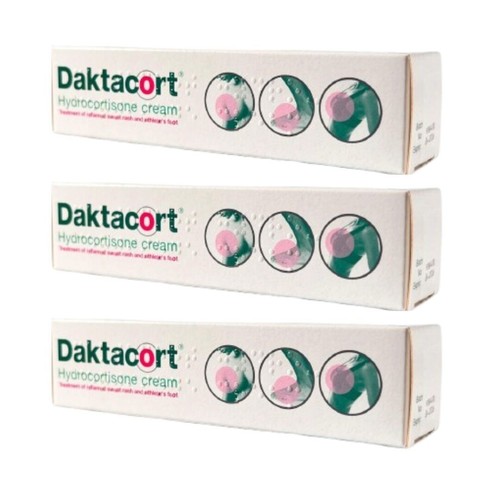 Daktacort Hydrocortisone Triple Action Antibacterial & Antifungal Cream ...