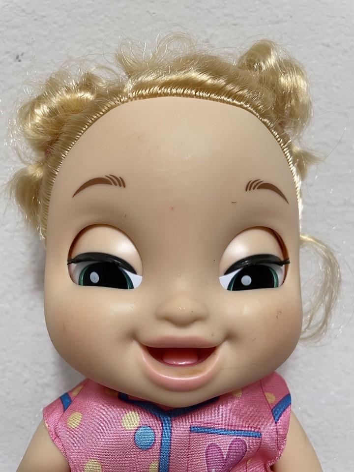Baby Alive LULU ACHOO Interactive Baby Doll - Blonde Hair- Tested Works ...