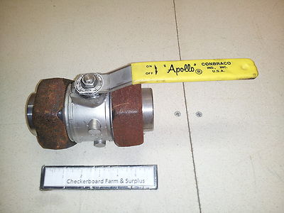 NOS Apollo 76-300 Series Double Union End Stainless Ball Valve 1-1/2 ...