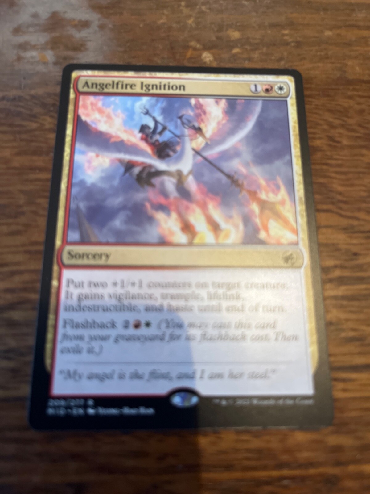 MTG Trading Card-ANGELFIRE IGNITION | eBay Australia