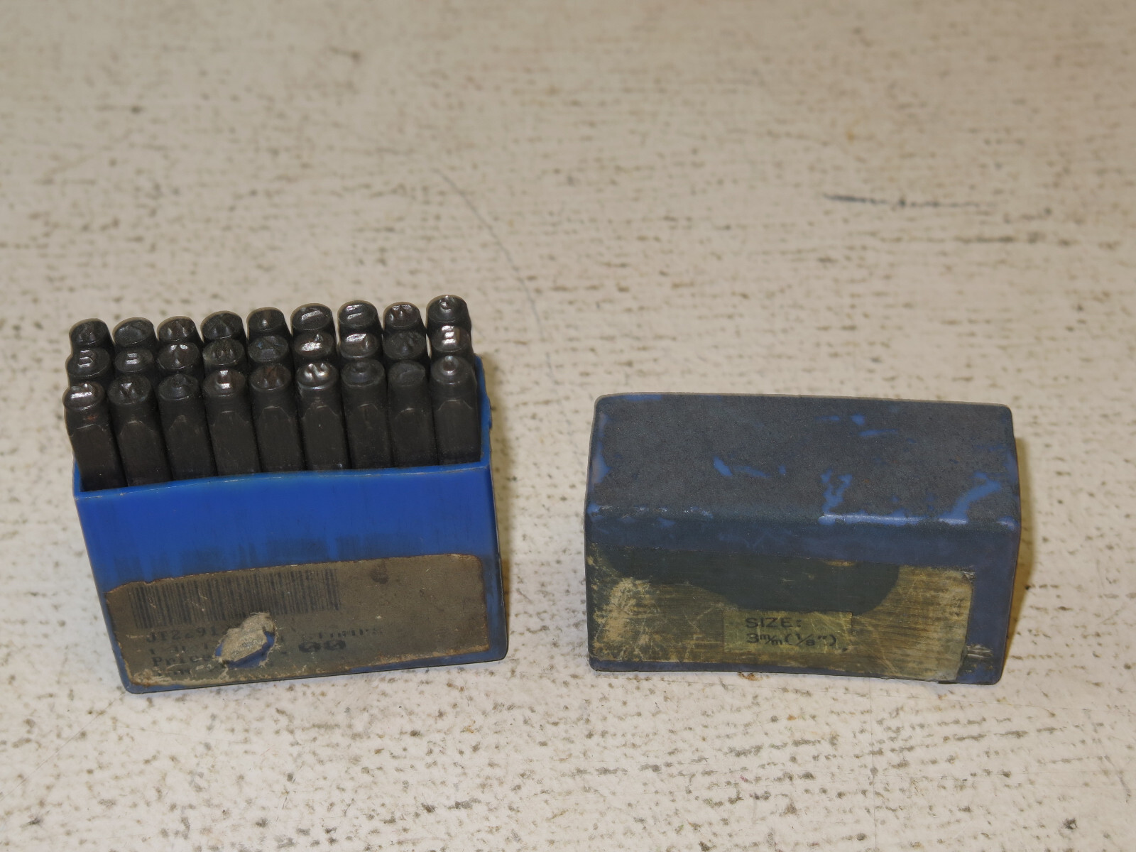 1/8" Steel Machinist Letter Stamps Punch Set | eBay