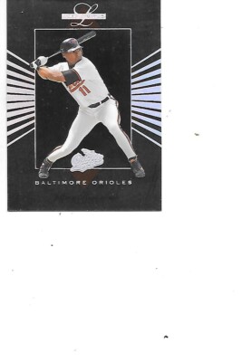 Jeffrey Hammonds Leaf Limited 1994 Baseball Card #1 Baltimore Orioles ...