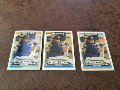2006 Topps ROOKIE Prince Fielder 3-card lot - Milwaukee Brewers ...