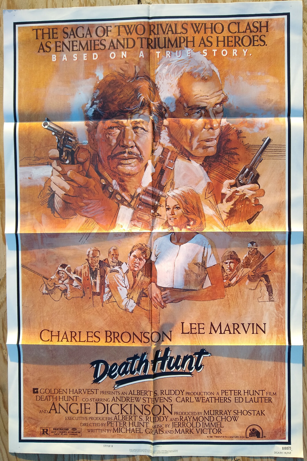 Death Hunt Charles Bronson Original 1 Sheet Movie Poster | eBay