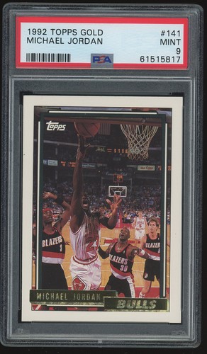 1992 Topps Gold #141 Michael Jordan - PSA 9 Mint | eBay