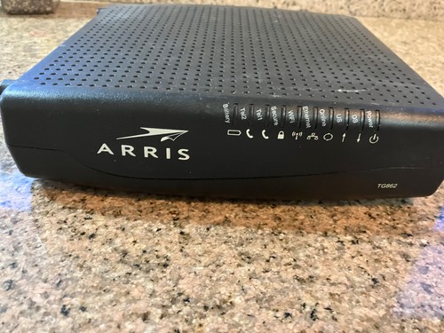 ARRIS TG862G Telephony Docsis 3.0 Modem Gateway WiFi-N Comcast Twc ...