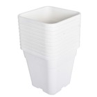 1/2/3/5/7/10 Gallon Re-usable Square Nursery Pot Plastic Grow Pots ...