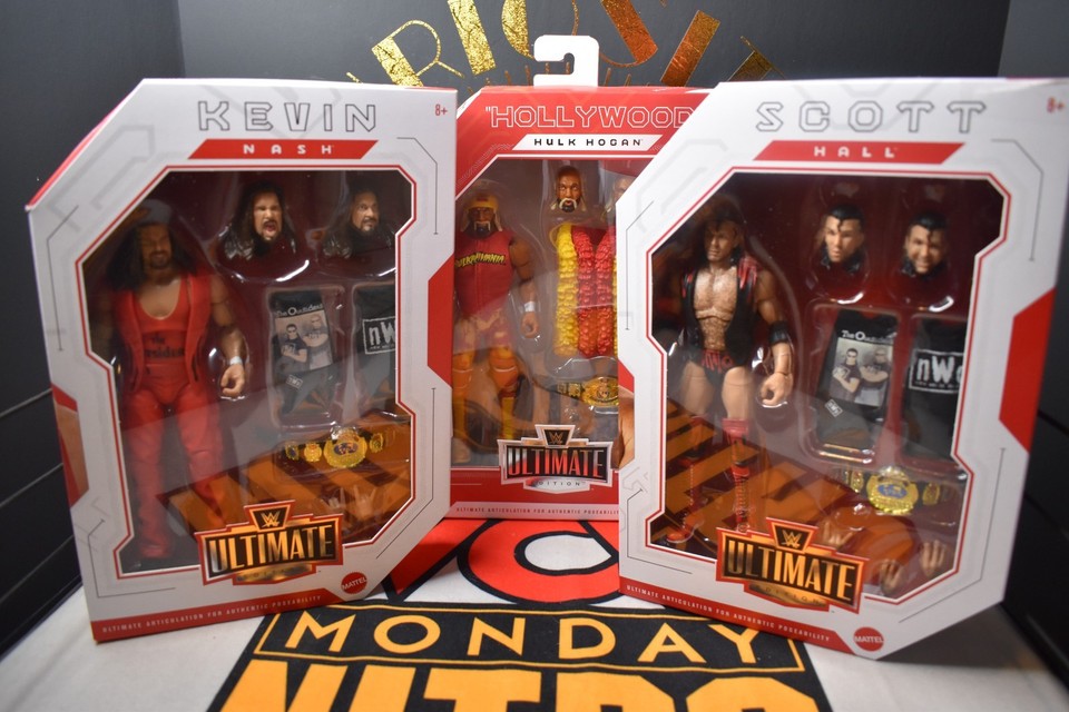 WWE Ultimate Edition NWO Outsiders Kevin Nash Scott Hall & 3rd Man Hulk ...