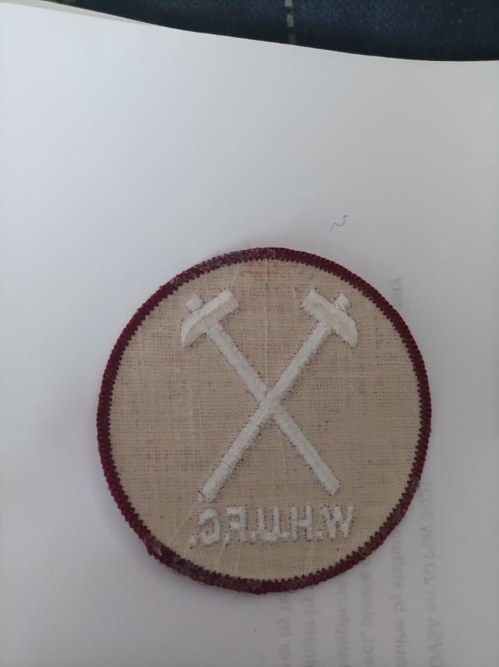 West Ham United Sew On Patch / Badge 70,s west ham United FC ⚒️ | eBay
