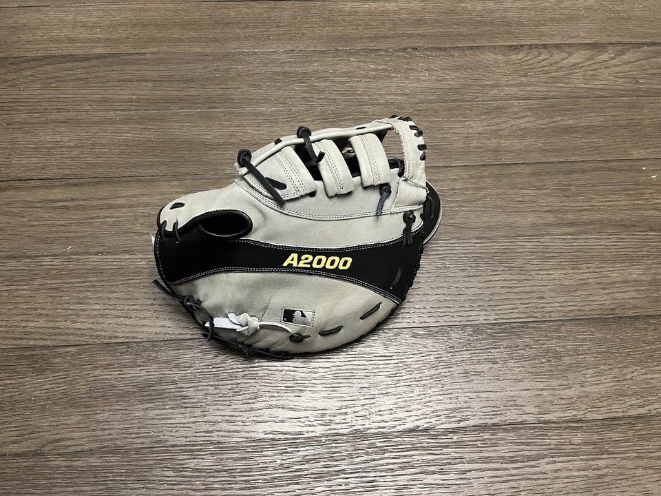 New Wilson A2000 2800 12” First Base Mitt Gray Black | eBay