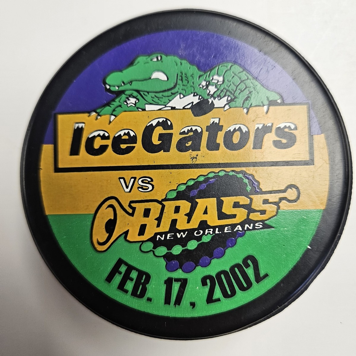 Louisiana Ice Gators Logo LOUISIANA ICE GATORS HOCKEY POSTER ART