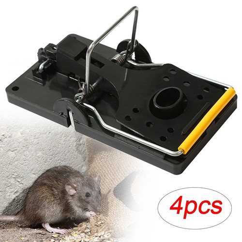 4X Professional Mouse Traps Reusable Mousetrap Strong Easy Catcher ...