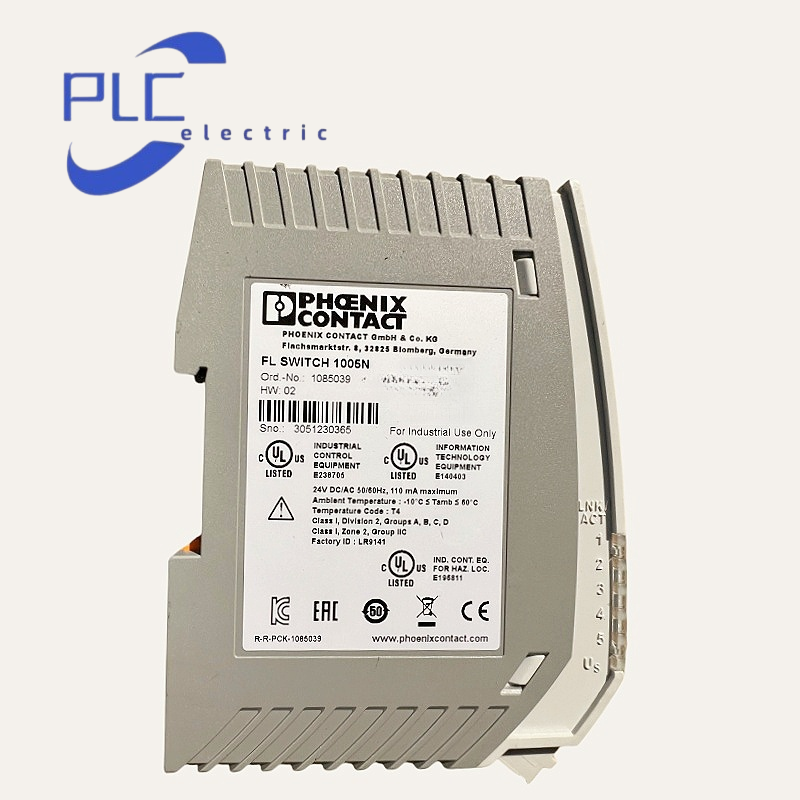 1085039 1PCS NEW FL SWITCH 1005N Phoenix Industrial Ethernet Switch 10/ ...
