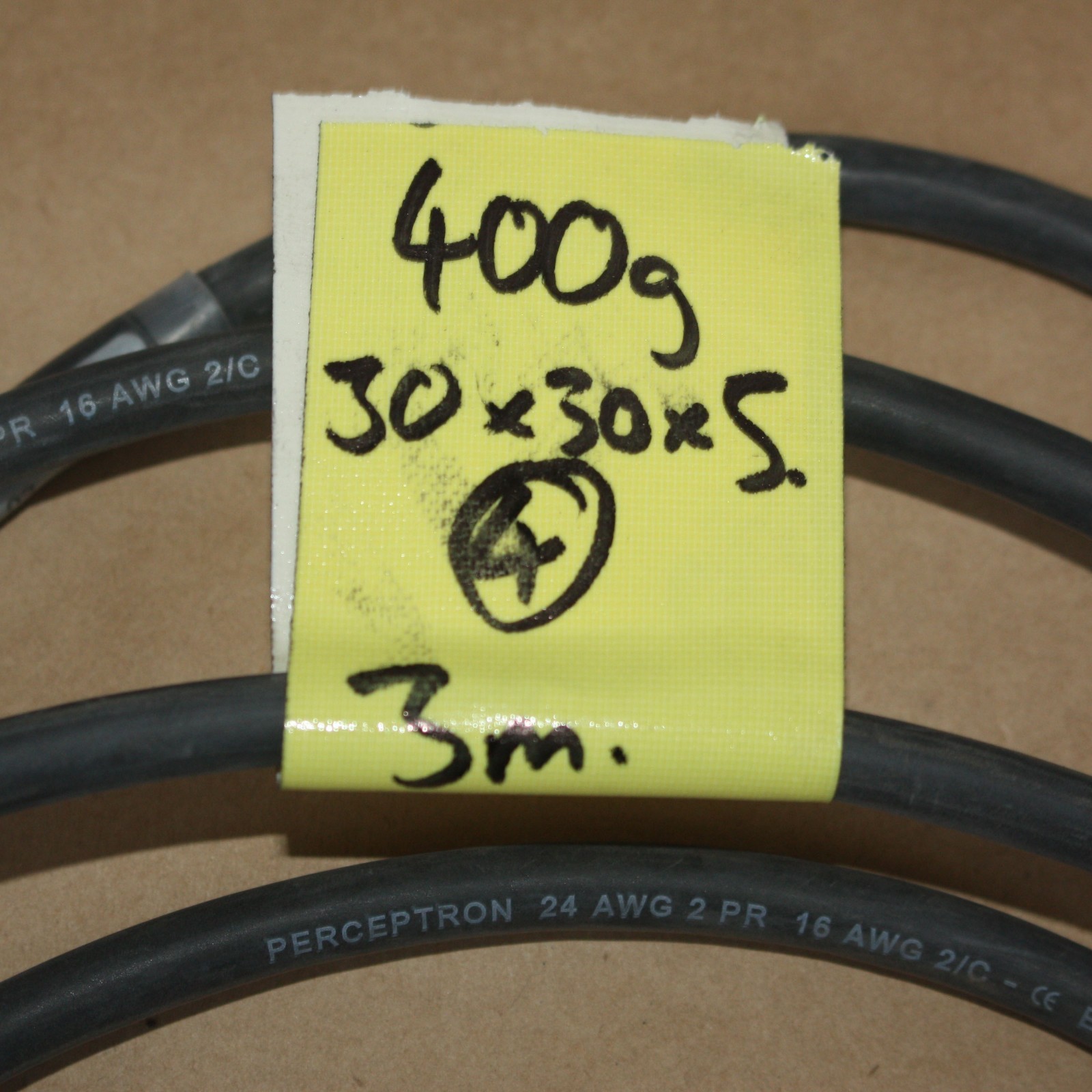 PERCEPTRON Digital Surface Laser Sensor TRICAM cable 310-0783-03 3m 24 ...