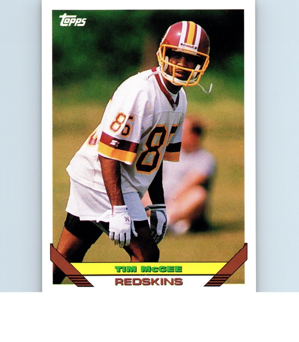 Tim McGee 502 Redskins 1993 Topps NFL Football Trading Card | eBay
