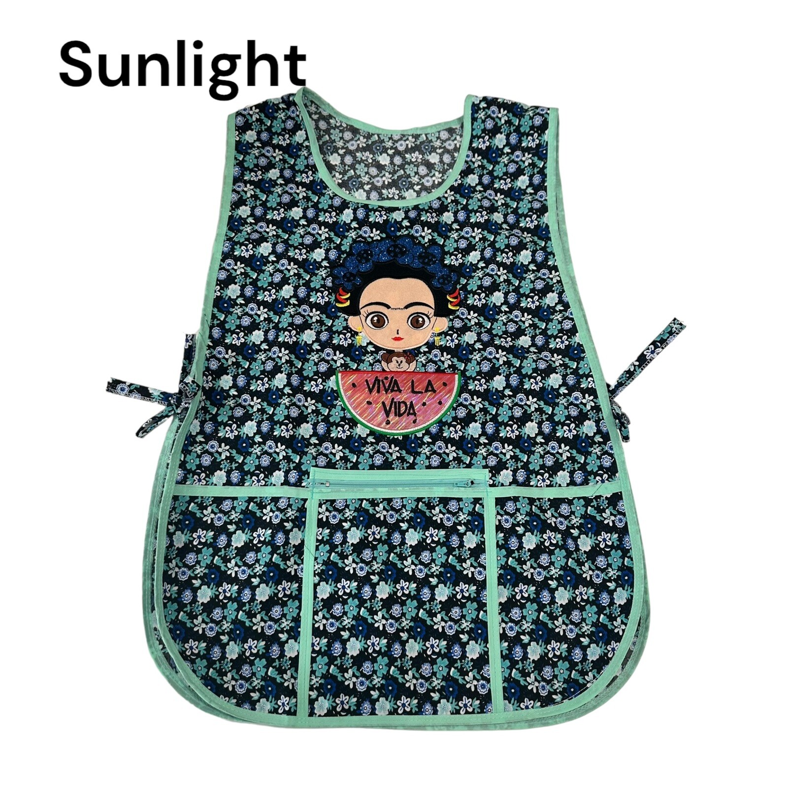 Apron Women Classic Embroidered Mexican Artisan/Mandil Artesanal ...