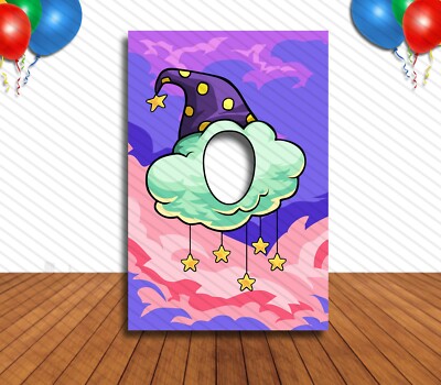 Dreamland Theme Face Cutout, 24x36" Photo Stand-in, Party Selfie Photo ...