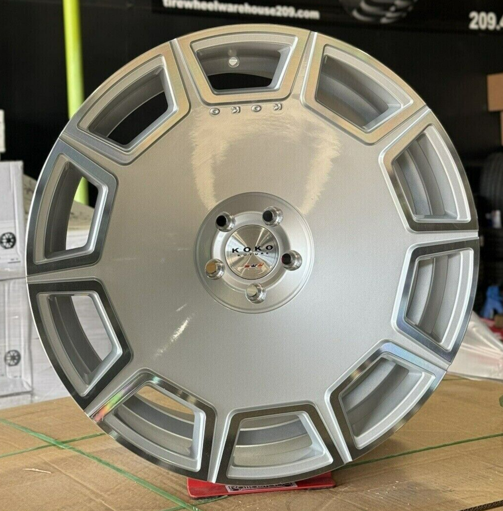 24" Giovanna Sicily Silver Machine Wheels Mercedes G55 GWagon Tires ...