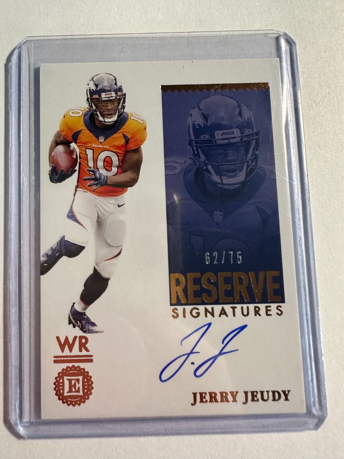 K120,821 - 2021 Panini Encased Reserve Signatures #RSJJ Jerry Jeudy ...