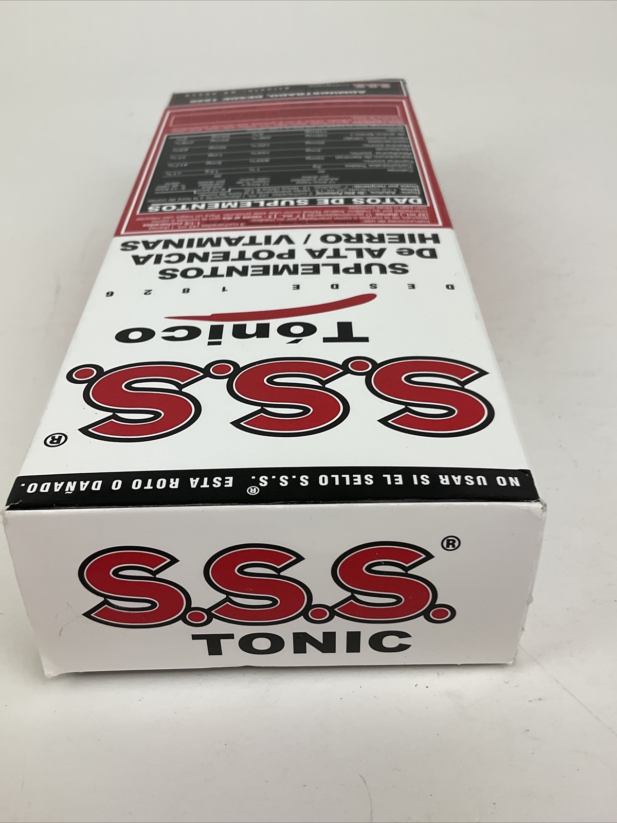 S.S.S. Tonic Liquid High Potency Iron B Vitamin Supplement 10 Oz Exp 08 ...