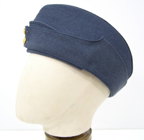 Royal Air Force RAF Side Cap 1940's WW2 Forage Chip Hat Uniform Dress ...