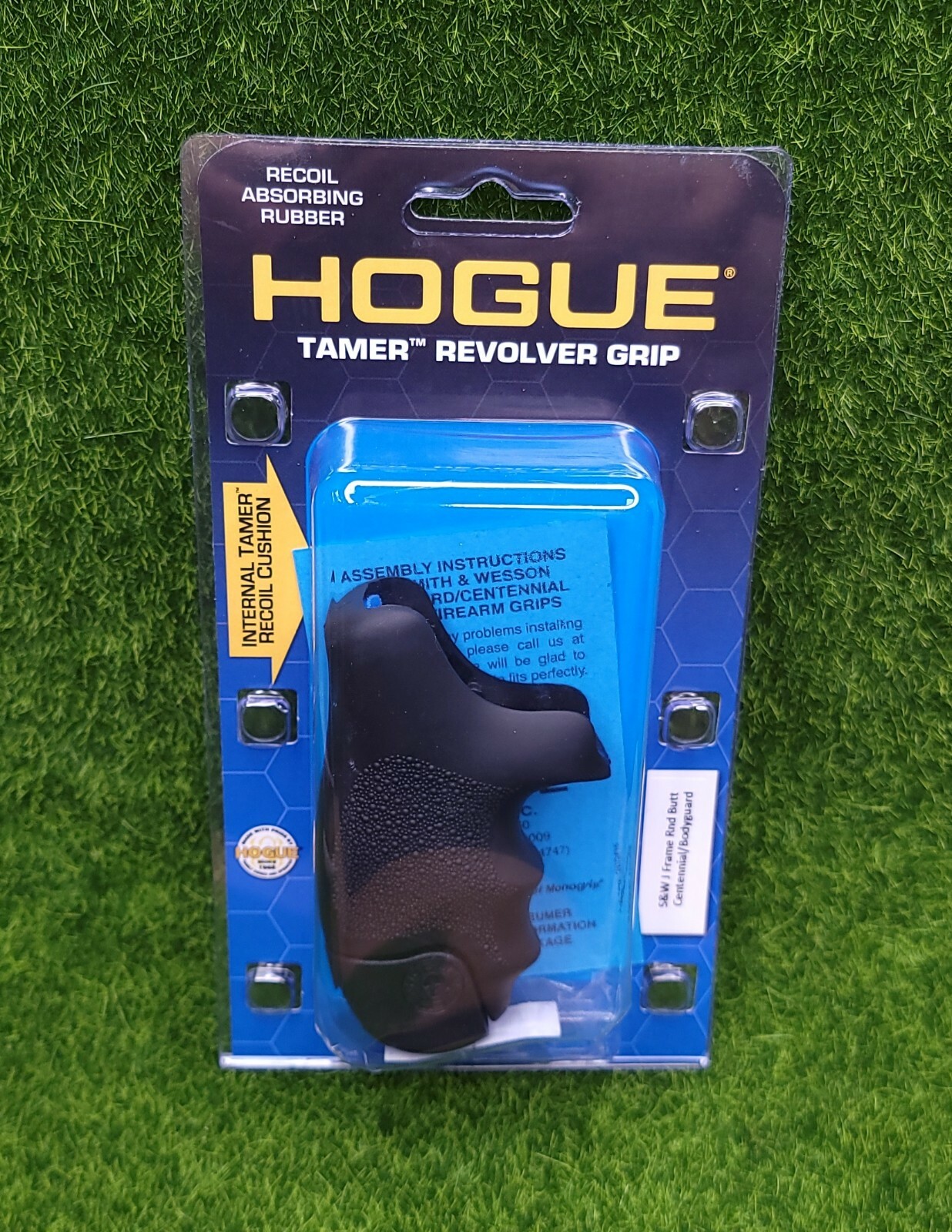 Hogue Tamer Grip S&W J Frame Round Butt BodyGuard Textured Rubber ...