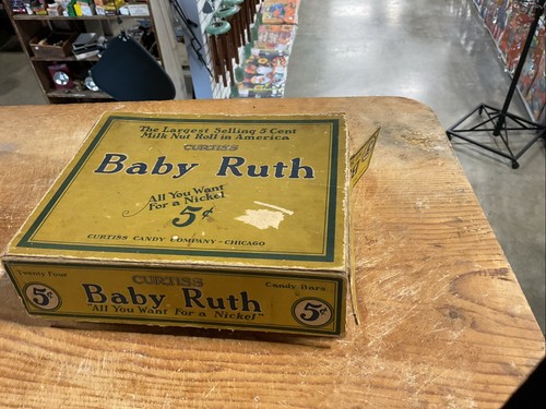 Vintage 5cent Baby Ruth Candy Bar Box A Bit Rough But Earl And Rare | eBay