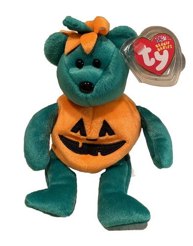 ty beanie baby Tricky The Pumpkin Bear New With Tags | eBay