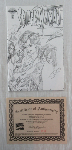 Spider-Woman #1 Authentix Variant SIGNED & REMARKED by Bart Sears ...